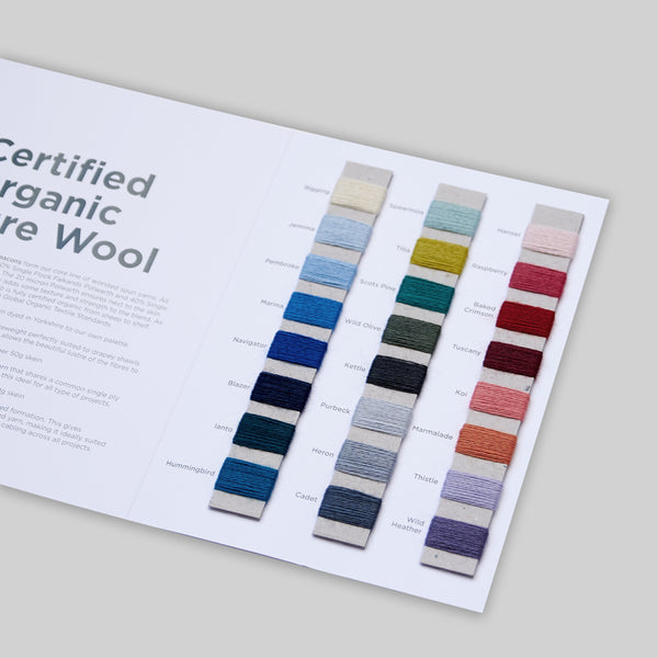 Shade Cards - Garthenor Organic